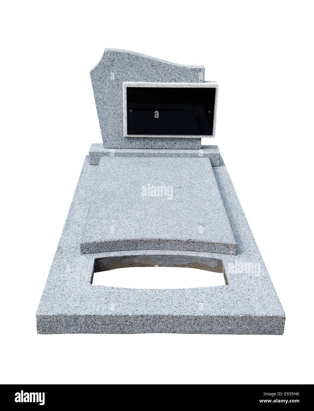 single grave stone cut out (Clipping path Stock Photo - Alamy