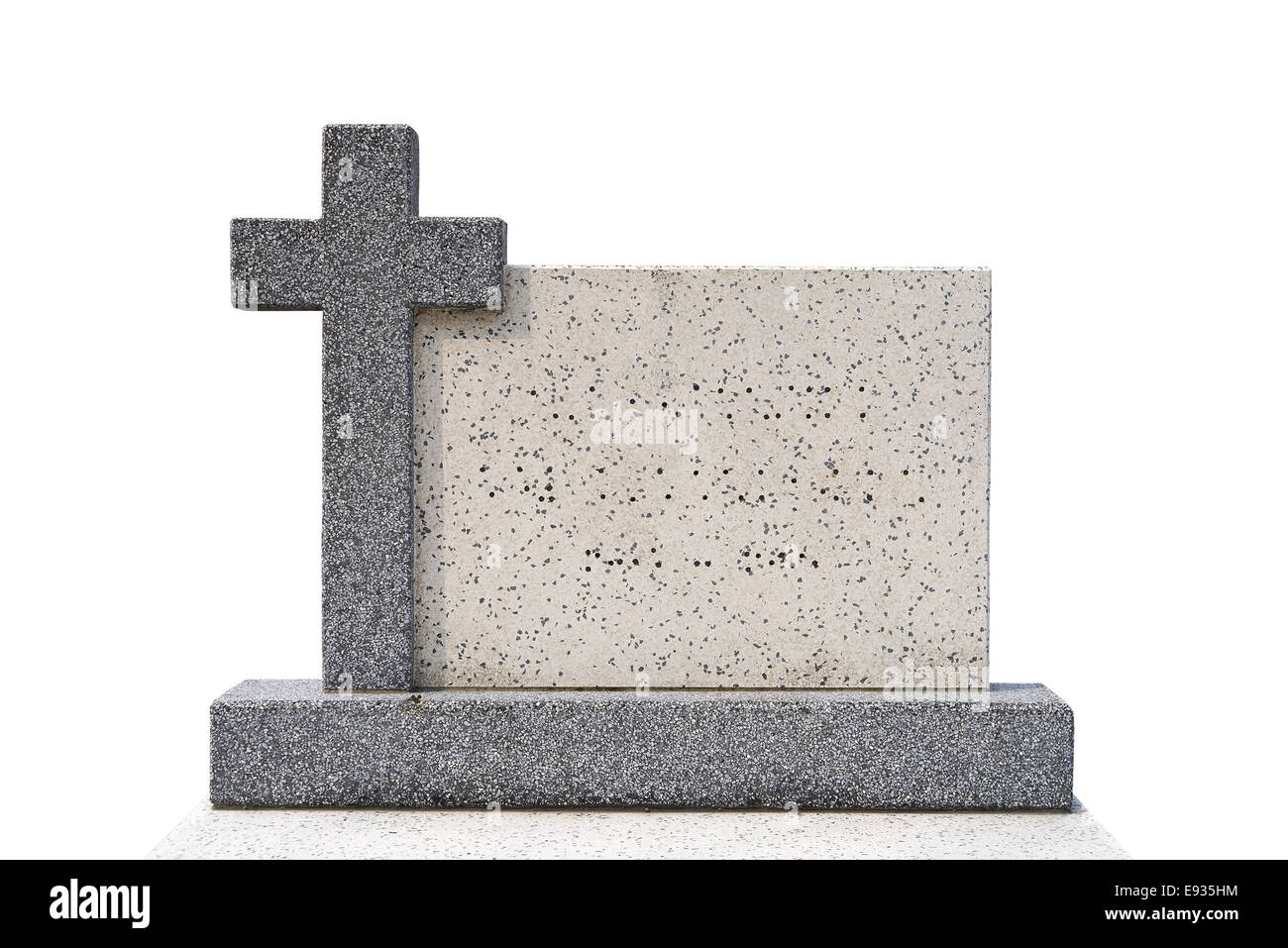single grave stone cut out (Clipping path Stock Photo - Alamy