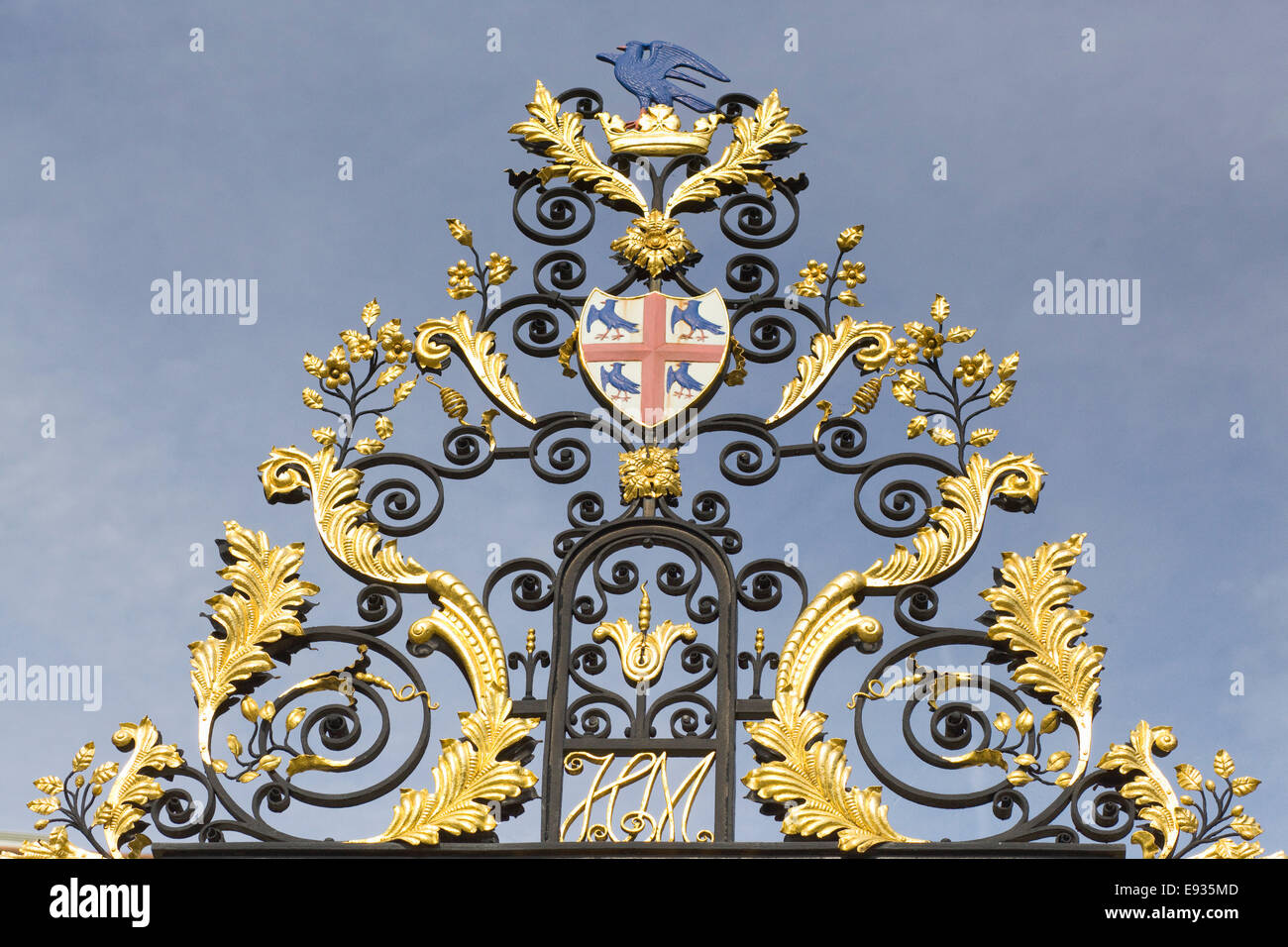 Decorative cast iron Gates London England Stock Photo - Alamy