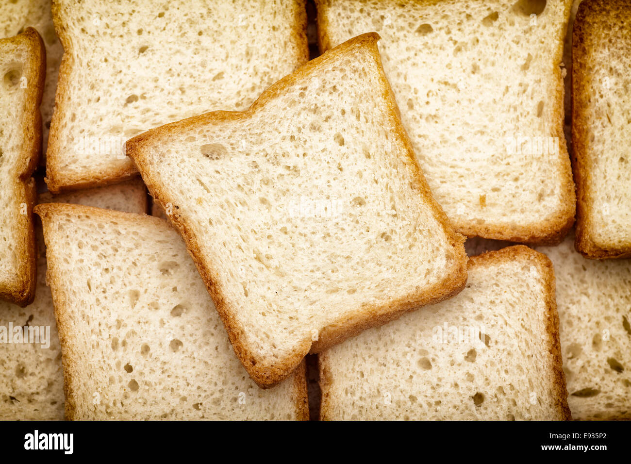 White bread slices Stock Photo - Alamy