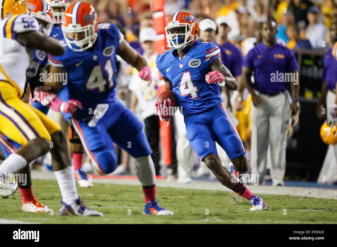 Florida gators football touchdown hi-res stock photography and images ...