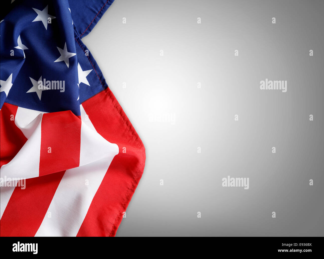 American flag on gray hi-res stock photography and images - Alamy