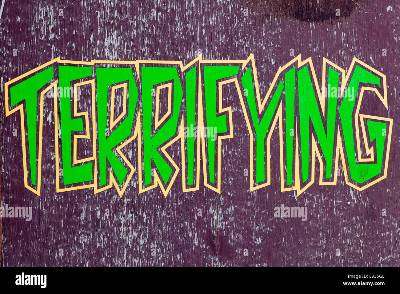 Terrifying words hi-res stock photography and images - Alamy