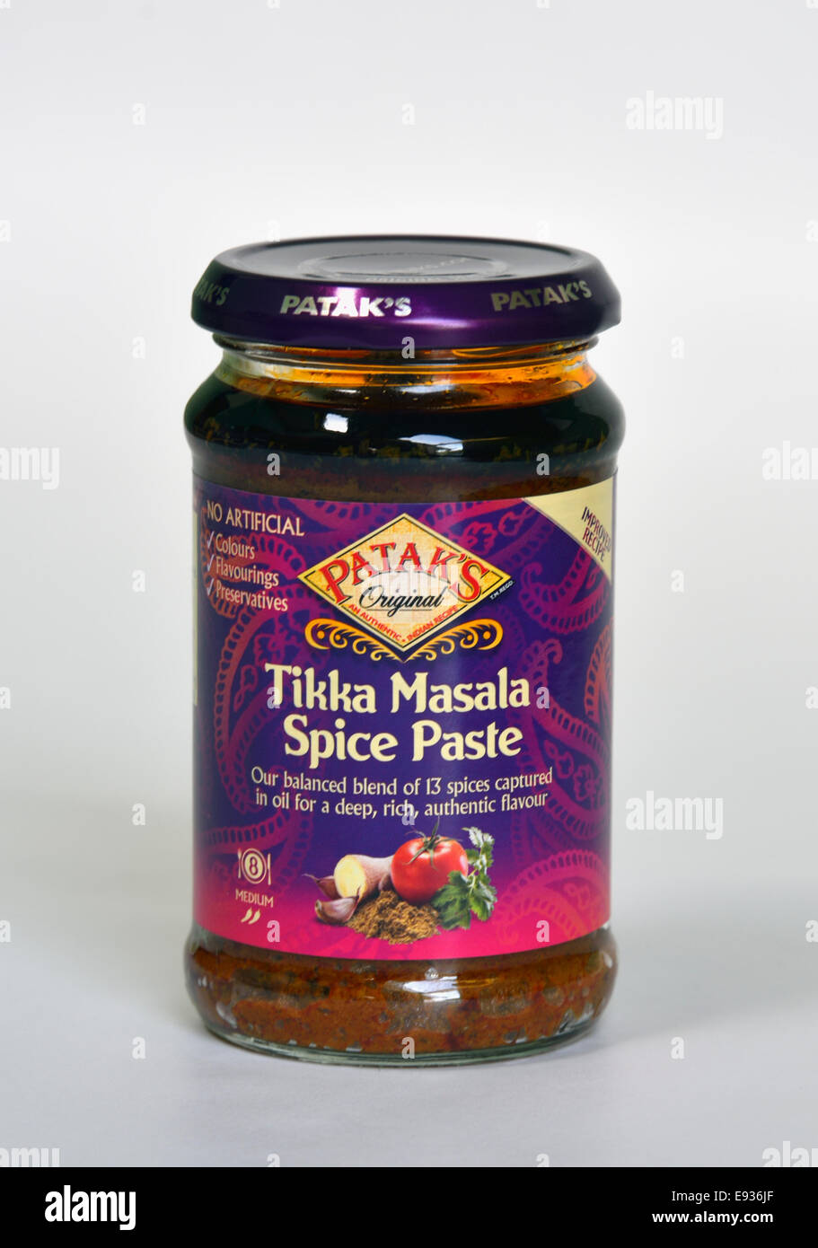 Patak's Original Tikka Masala Spice Paste jar Stock Photo - Alamy