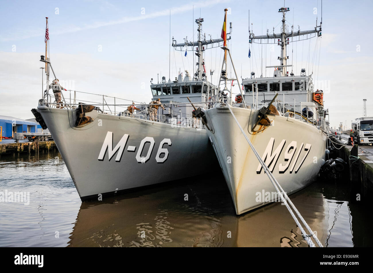 Belfast, Northern Ireland. 17 Oct 2014 - BNS Crocus (M917) (Belgium ...