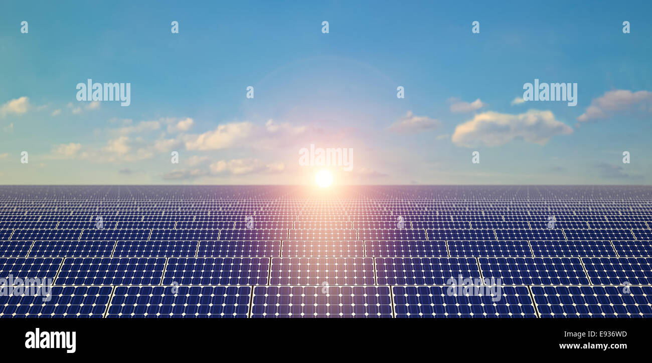 Solar Panels - Background Stock Photo - Alamy