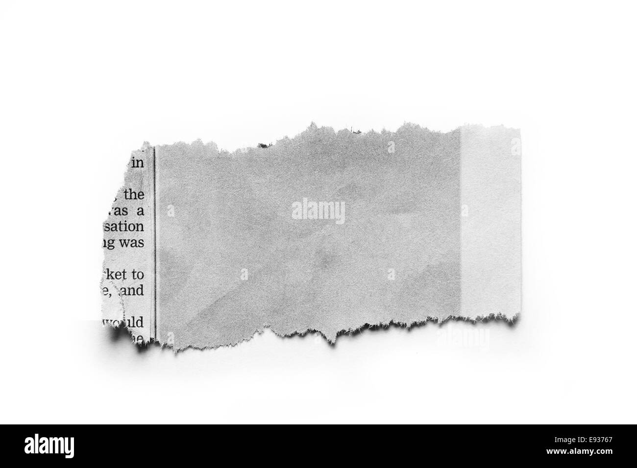 Piece of torn paper on plain background Stock Photo - Alamy
