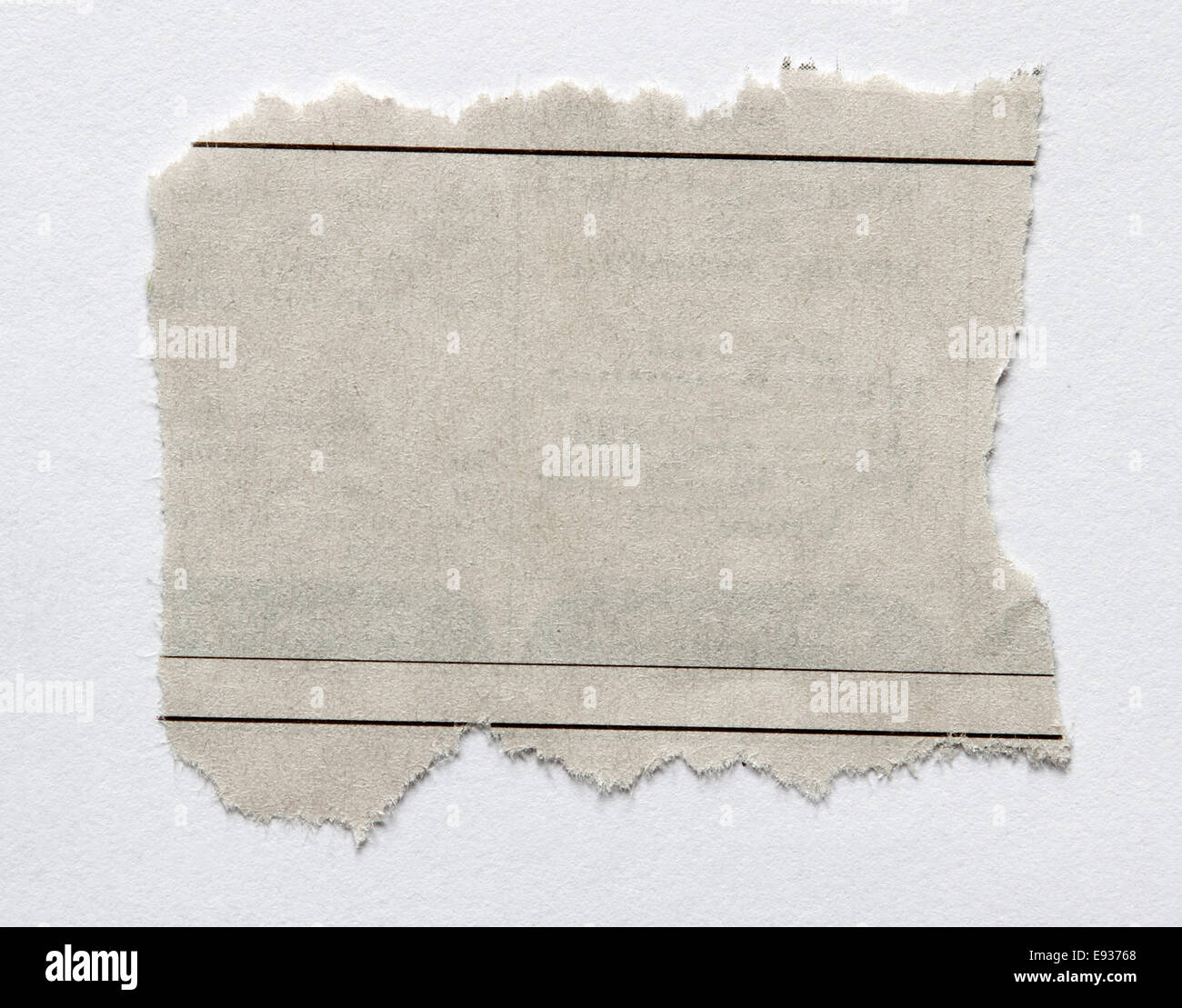 Torn piece of newspaper hi-res stock photography and images - Alamy