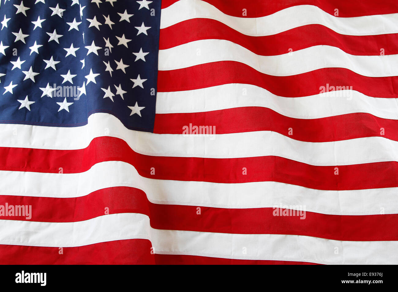 Wind ruffled flag hi-res stock photography and images - Alamy