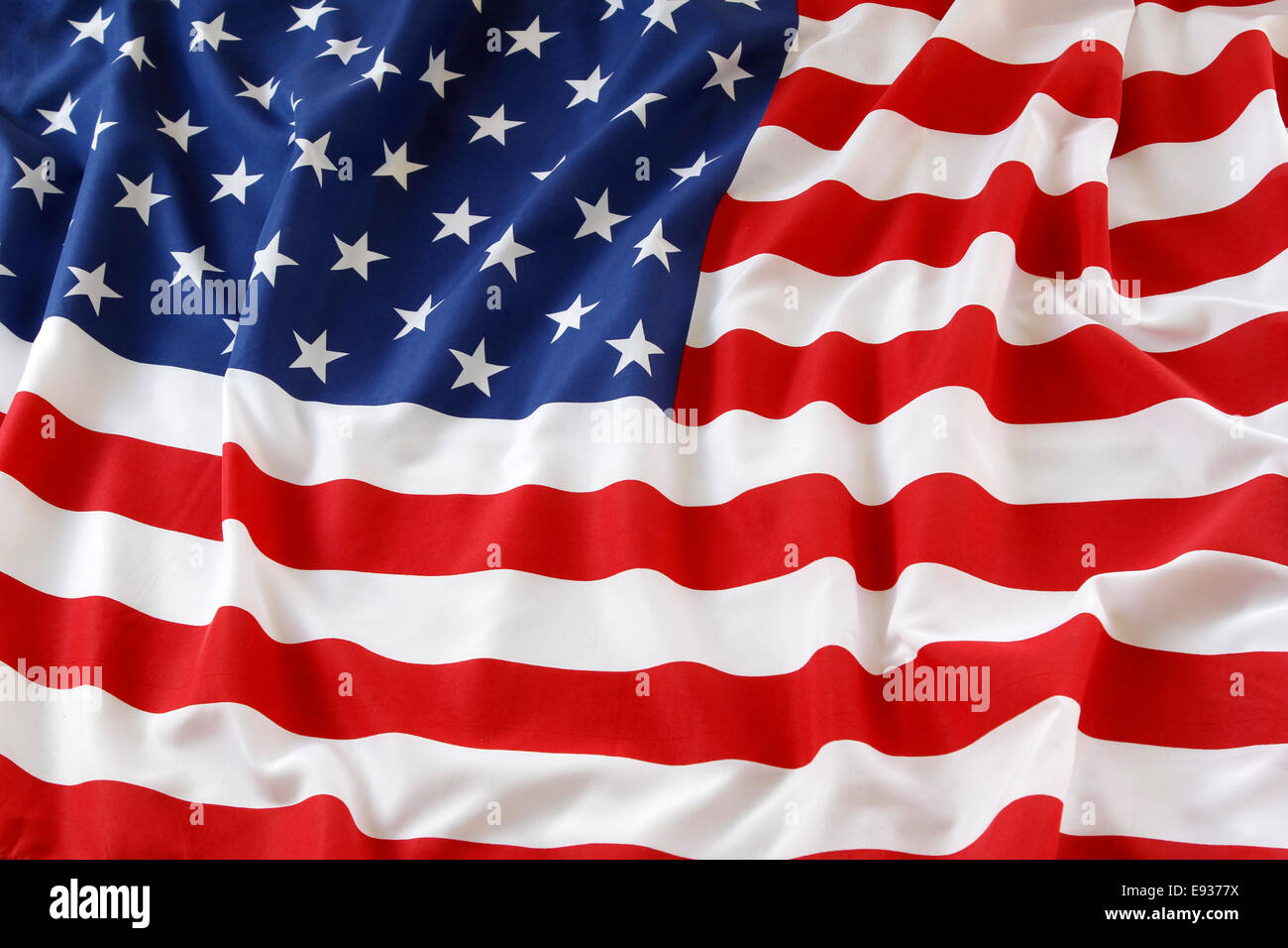 Ruffled american flag hi-res stock photography and images - Alamy