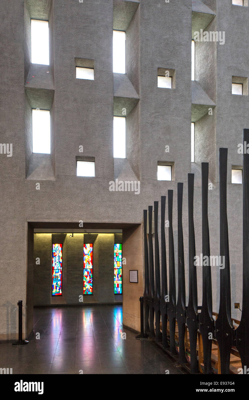 The interior of the new Coventry Cathedral, Coventry, Warwickshire ...
