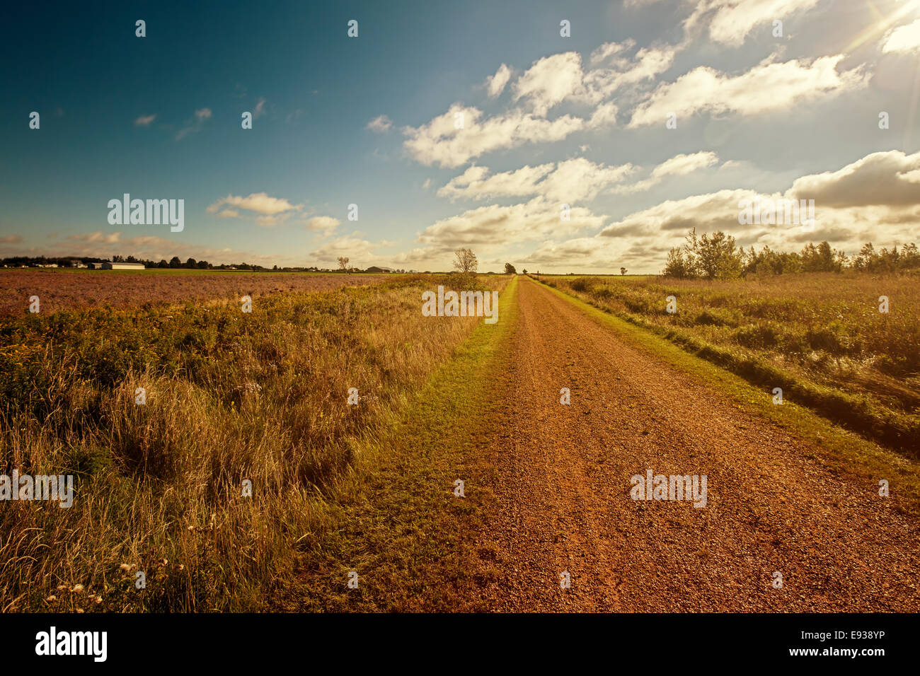 The walking and biking trail, the Confederation Trail, that runs the ...