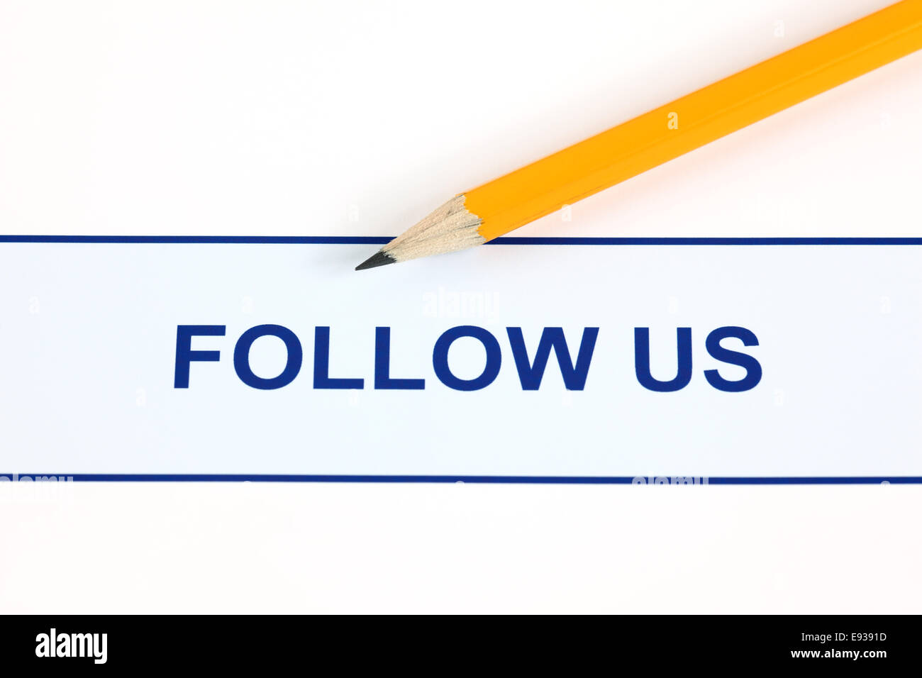 Close up follow word hi-res stock photography and images - Alamy