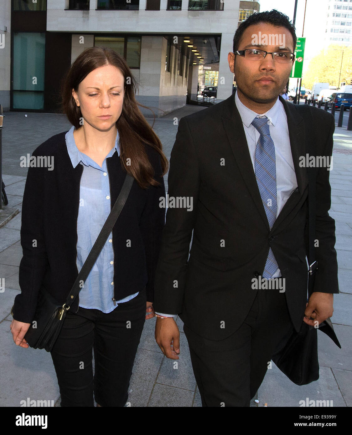 Carly Baker, 31, leaves Westminster Magistrates' Court in London after ...