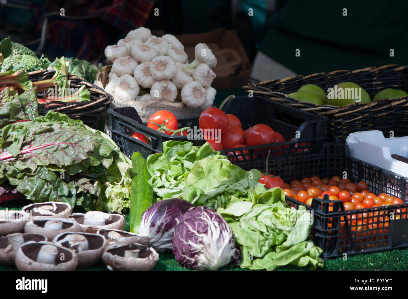 Vegetable Stall Mushroom High Resolution Stock Photography and Images ...