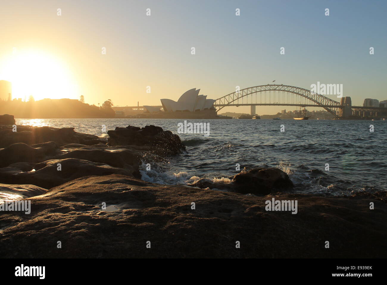 Opera House Sunset Stock Photo - Alamy