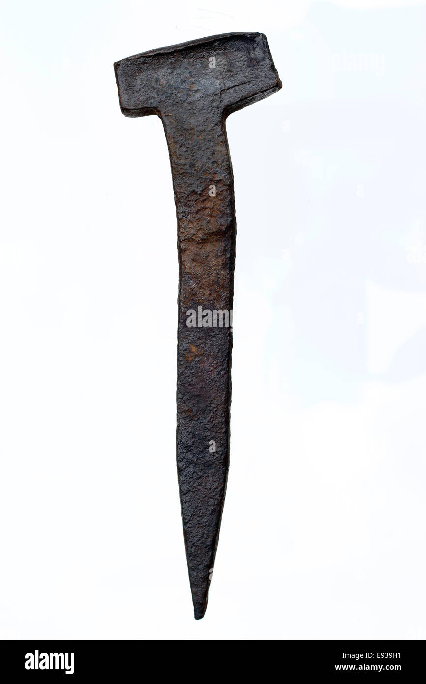 old rusty nail Stock Photo - Alamy
