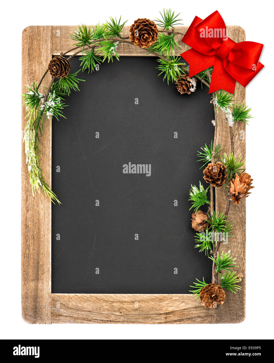 Christmas wreath place text Cut Out Stock Images & Pictures - Alamy