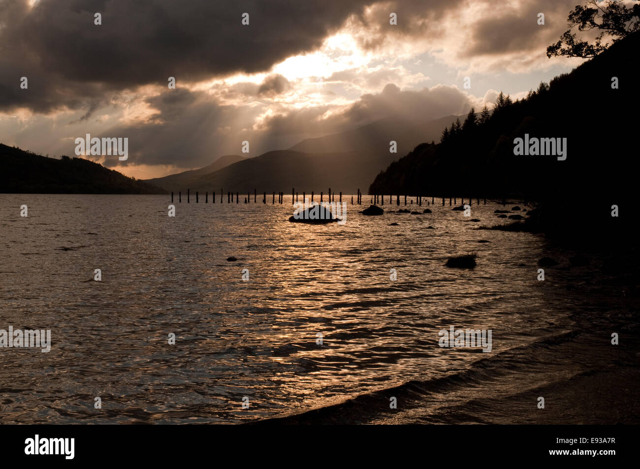 Loch tay scotland sunset hi-res stock photography and images - Alamy