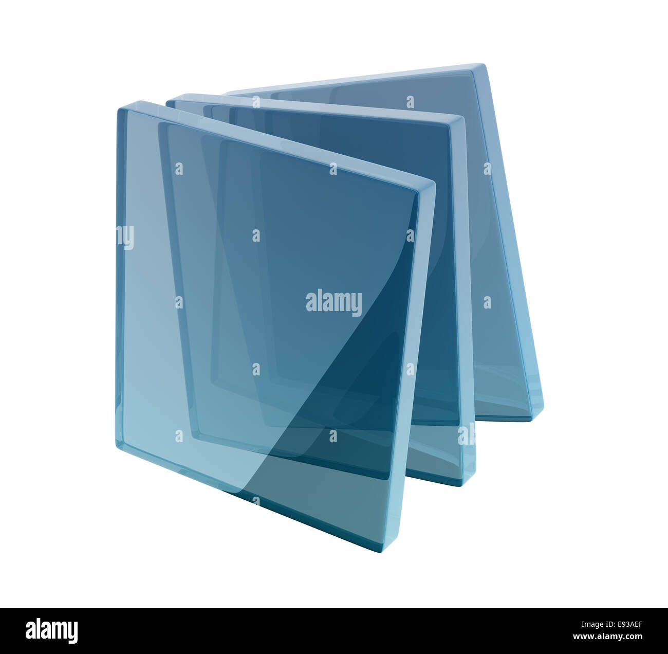 glass cubes on white background Stock Photo - Alamy