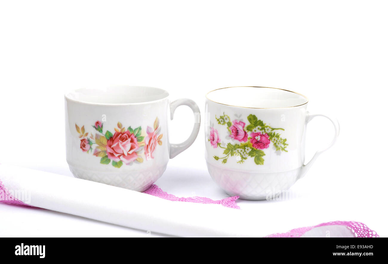 Cloth and cups Stock Photo - Alamy