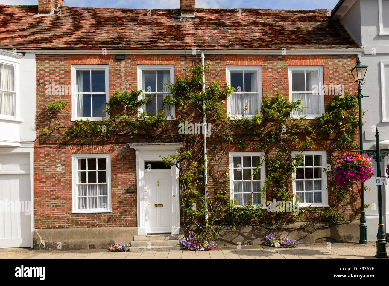 Vine on house hi-res stock photography and images - Alamy