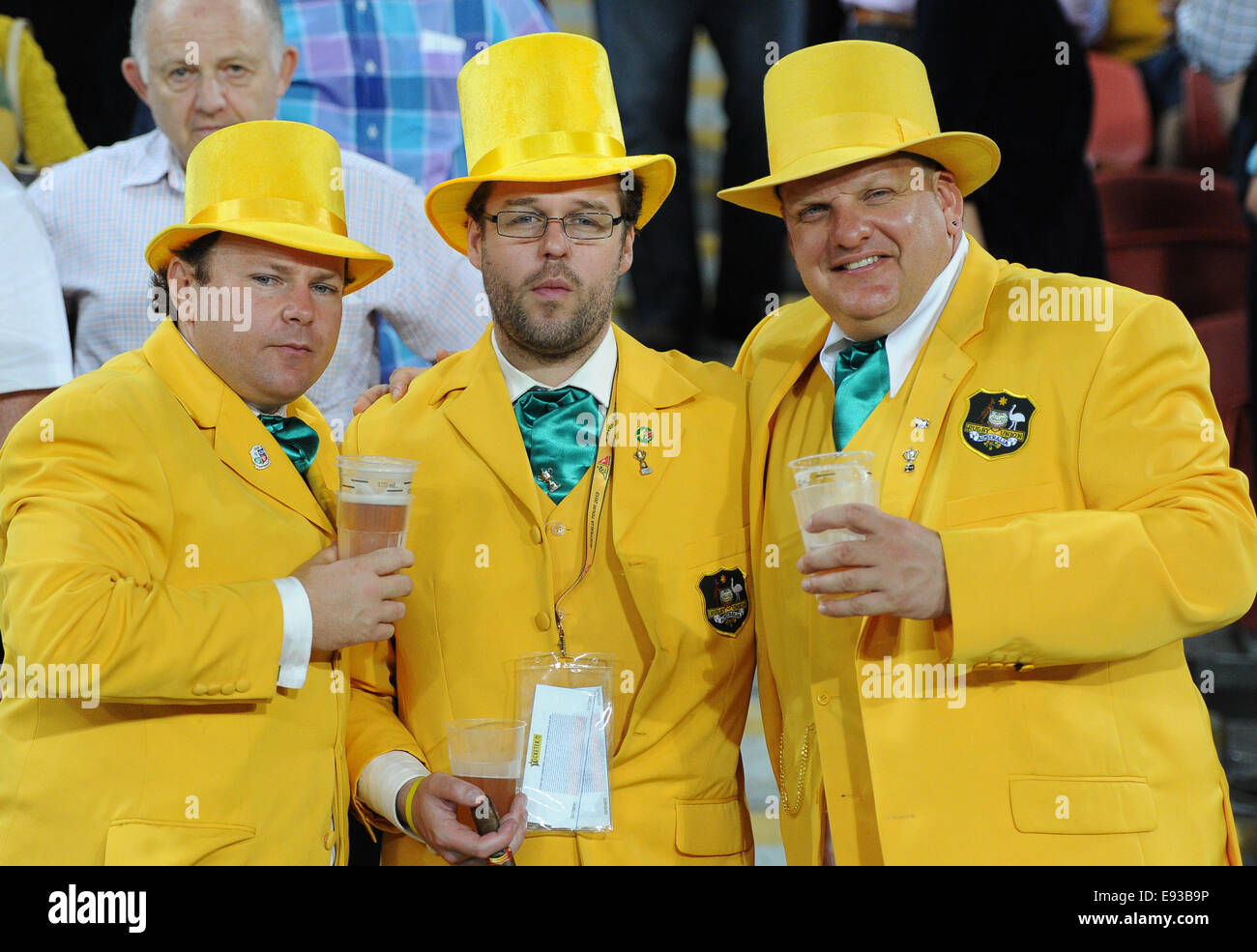 Suncorp Stadium, Brisbane, Australia. 18th Oct, 2014. Qantas Wallabies ...