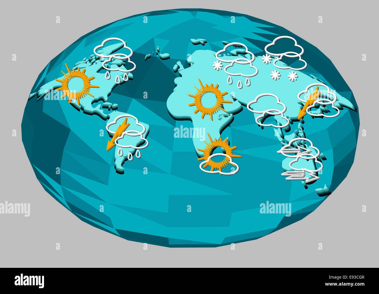 Weather map hi-res stock photography and images - Alamy
