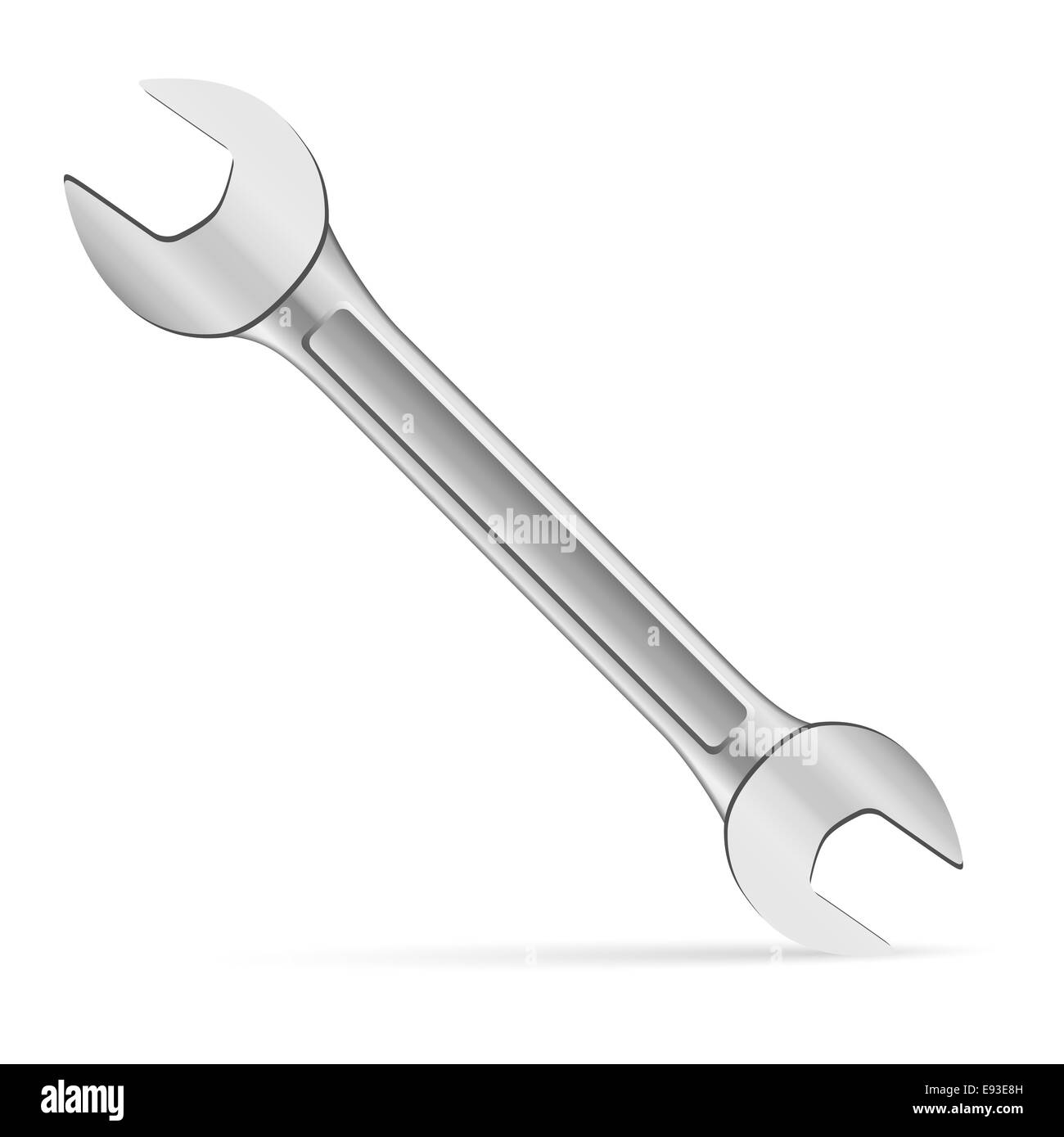 Wrench on a white background Stock Photo - Alamy