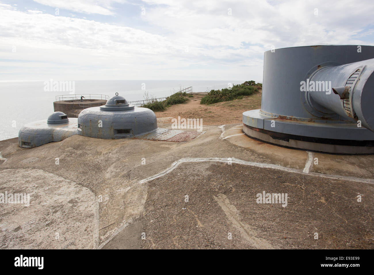 Noirmont Point Battery Range-finder turret and viewing cupolas for ...