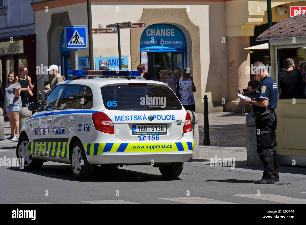 Prague police car High Resolution Stock Photography and Images - Alamy