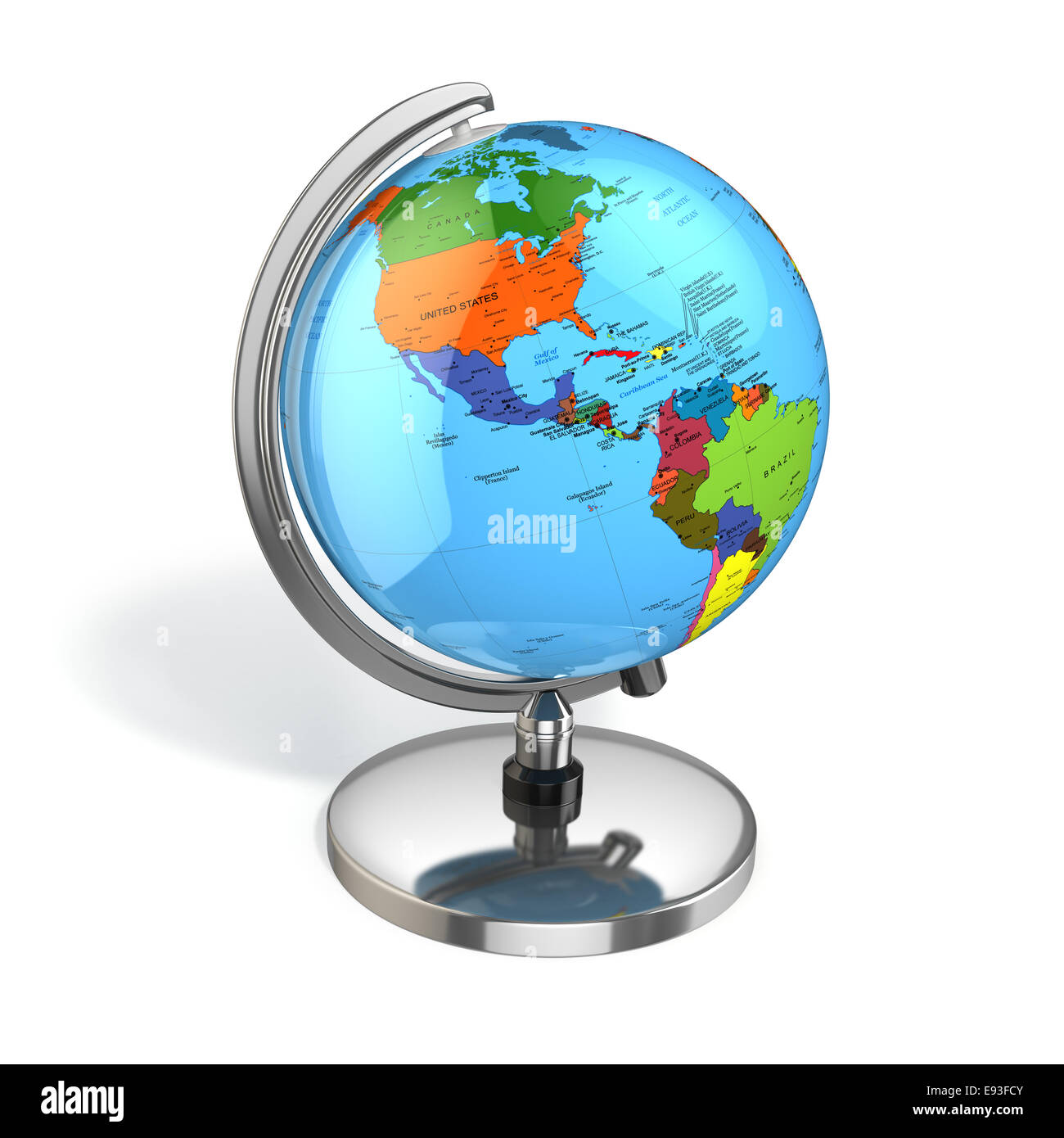 Global political map of the world hi-res stock photography and images ...