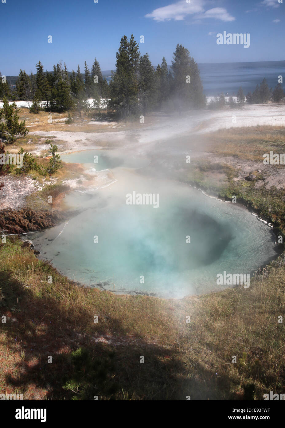 Yellowstone geothermal pools hi-res stock photography and images - Alamy