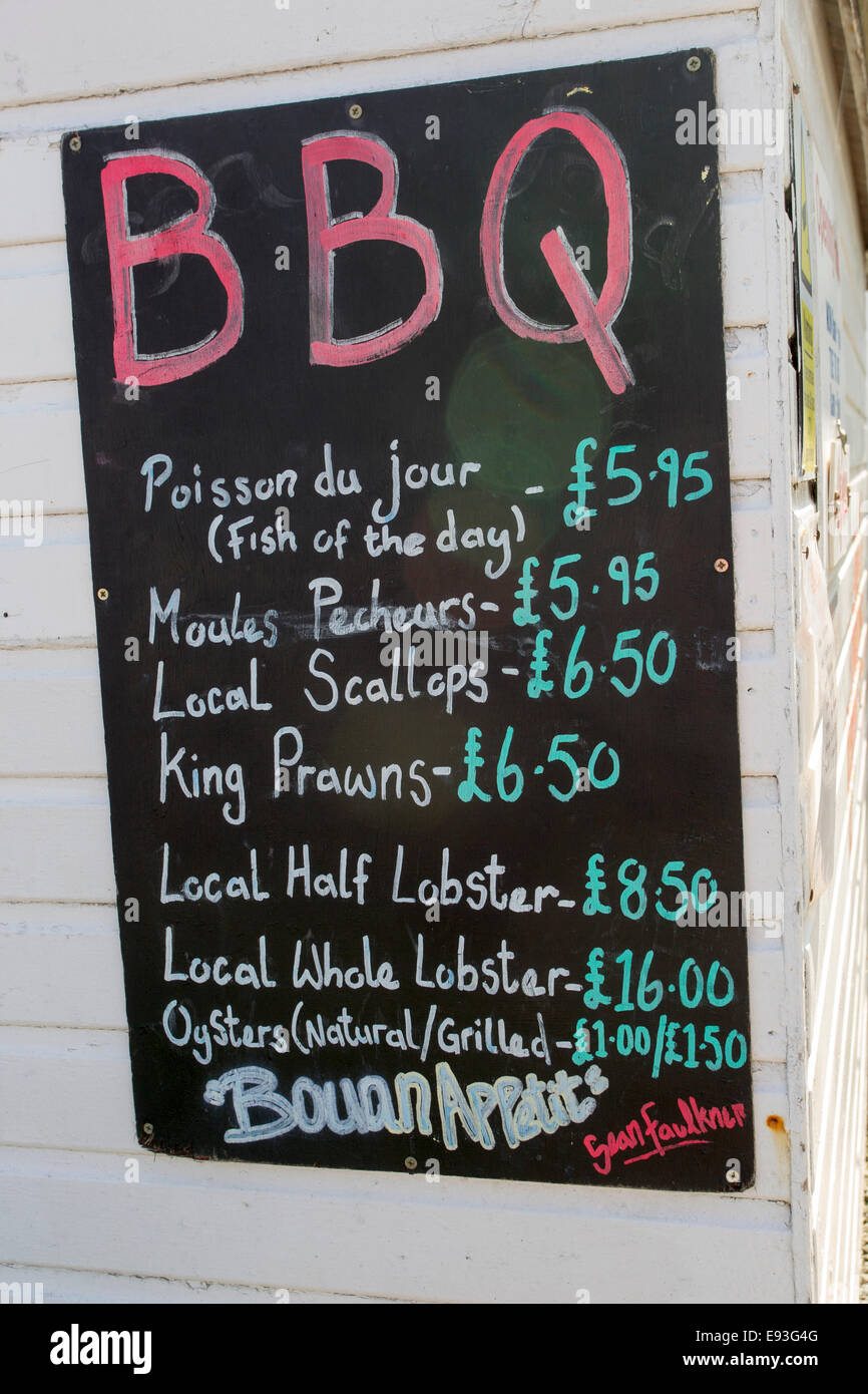 Faulkner Fisheries plaque at fisheries Stock Photo - Alamy