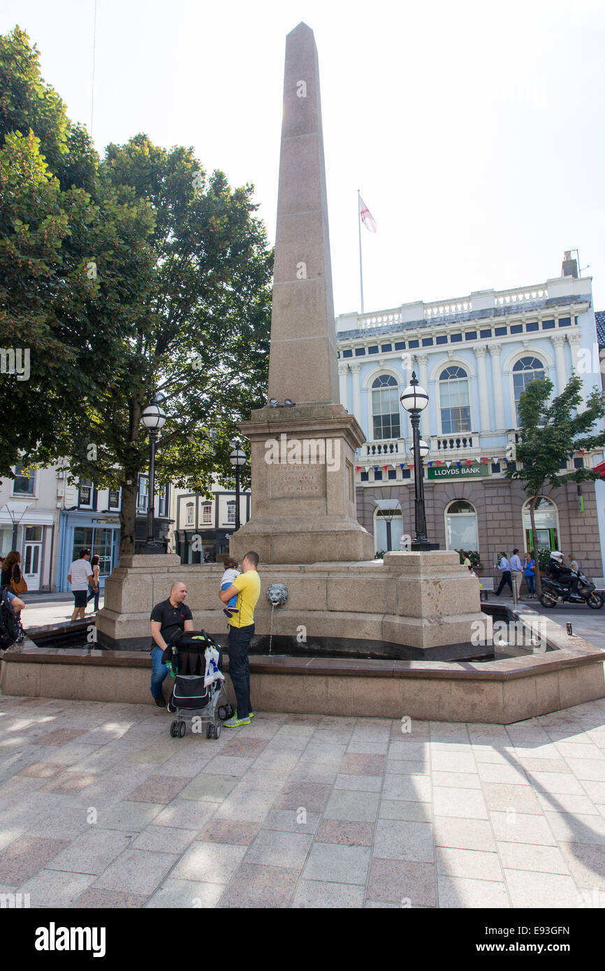 Le Sueur Monument Cinq fois élu Connétable de St Hélier Broad-Street St ...