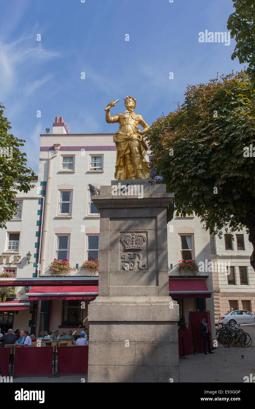St Helier The statue of George II in the Royal Square is the zero ...