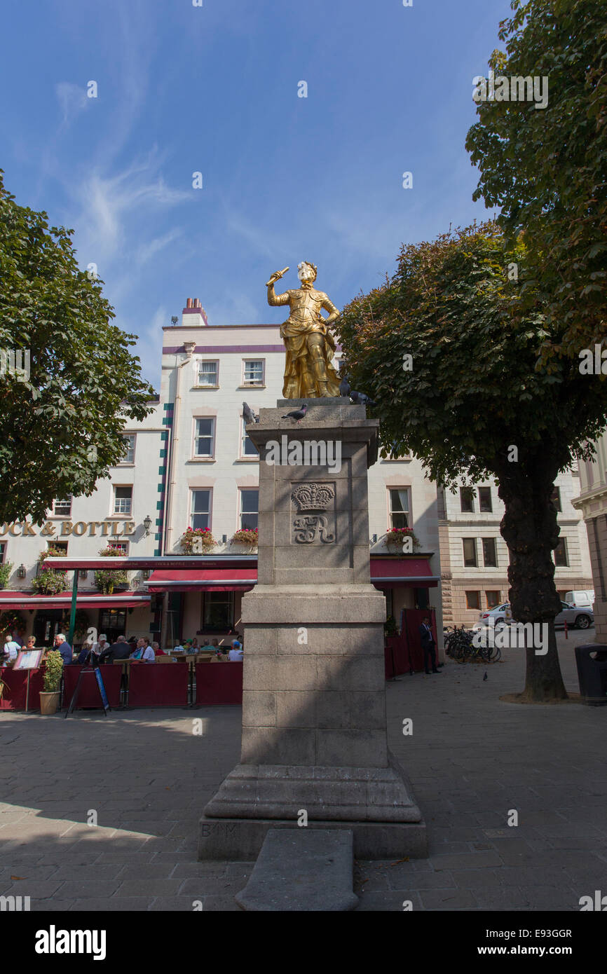St Helier The statue of George II in the Royal Square is the zero ...