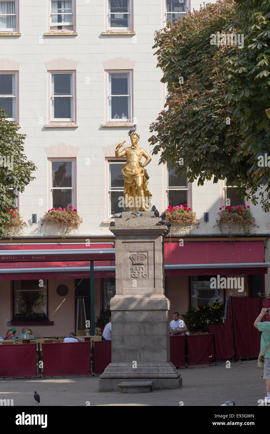 St Helier The statue of George II in the Royal Square is the zero ...