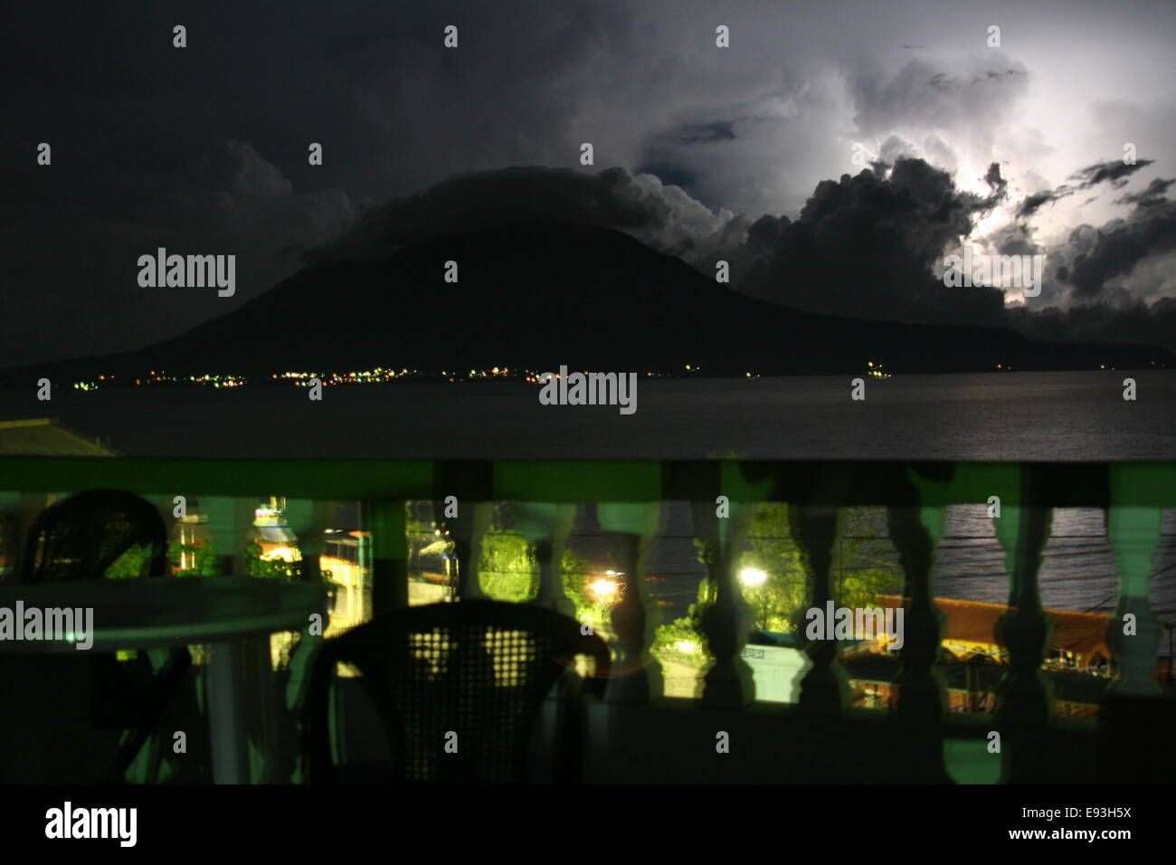 Storm over Lago de Atitlan , Guatemala Stock Photo - Alamy