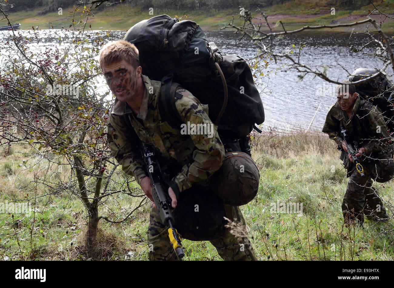 Cambrian Hills, Wales, UK. 18th October, 2014. Cambrian Patrol The ...
