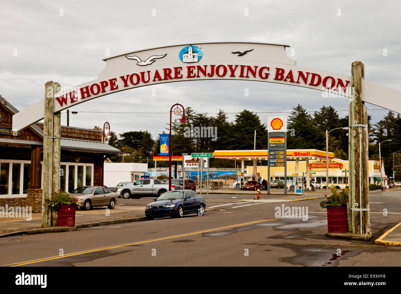 Welcome to oregon sign hi-res stock photography and images - Alamy