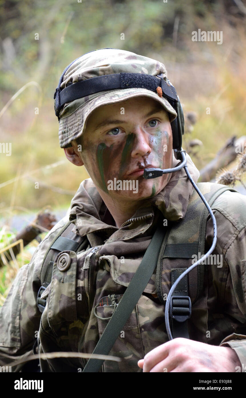 Cambrian Hills, Wales, UK. 18th October, 2014. Cambrian Patrol The ...