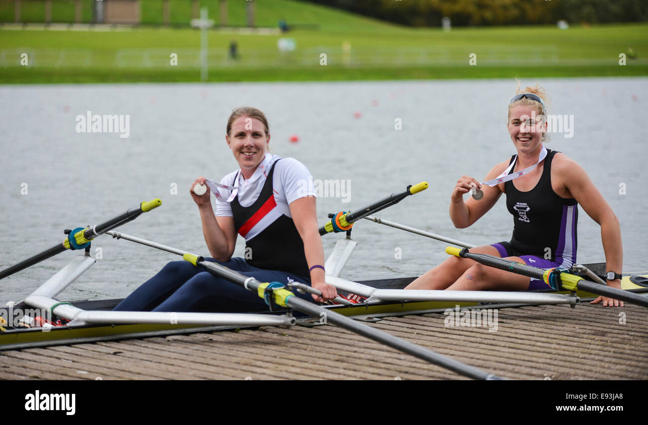 Nottingham, UK. 18th Oct, 2014. British Rowing Championships. Katherine ...