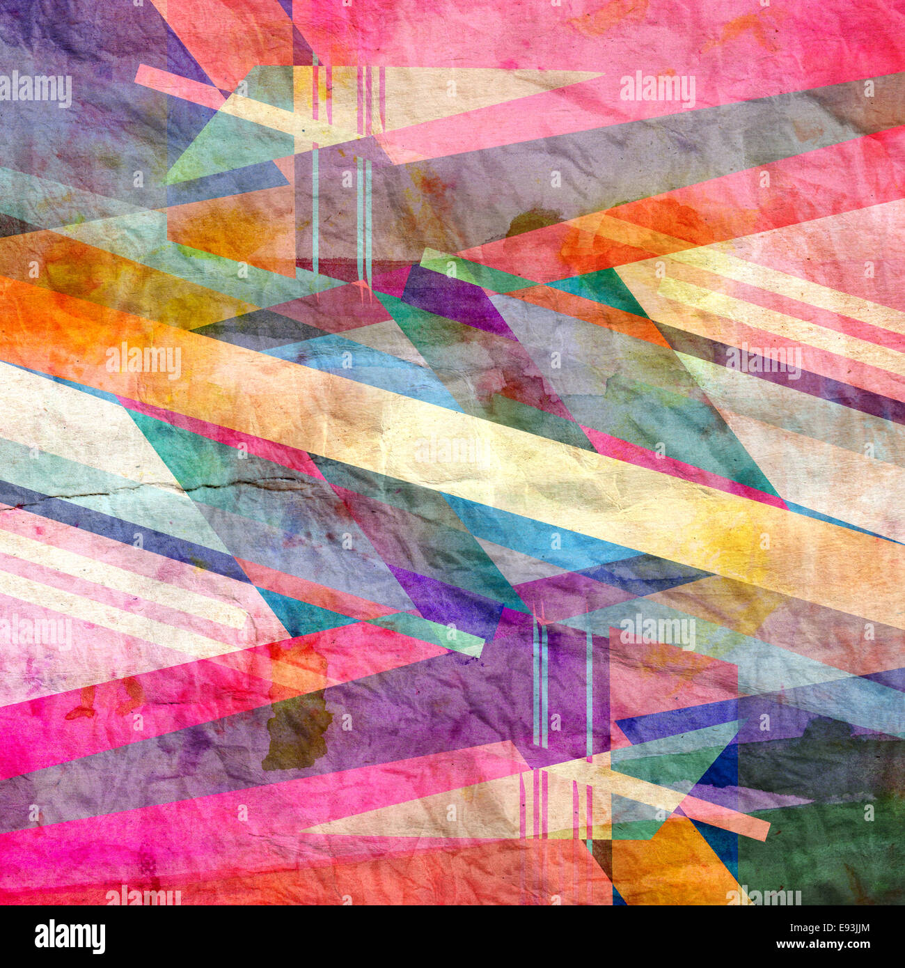 graphic abstract background with geometric elements Stock Photo - Alamy