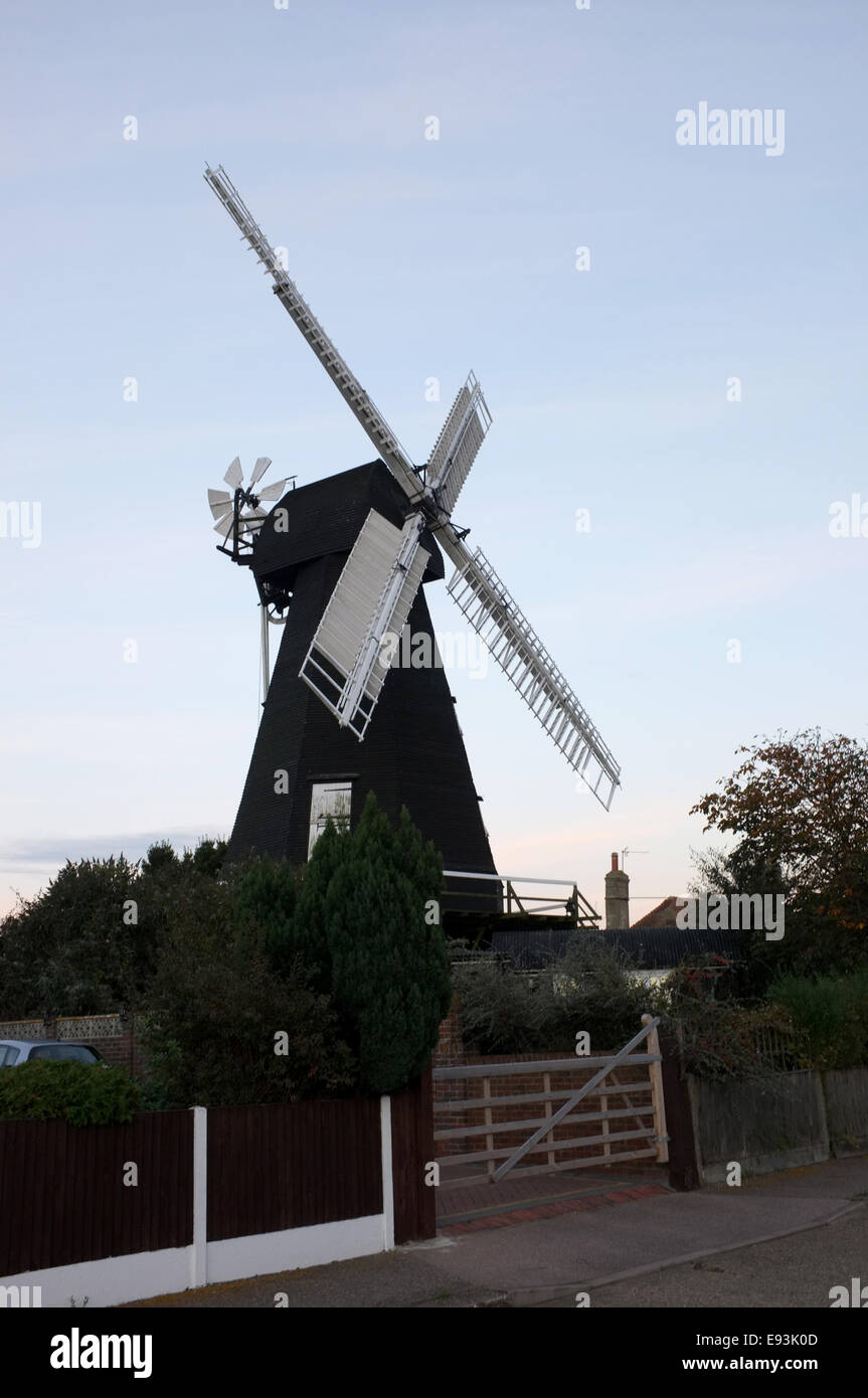 herne windmill in village of herne in east kent uk 2014 Stock Photo - Alamy