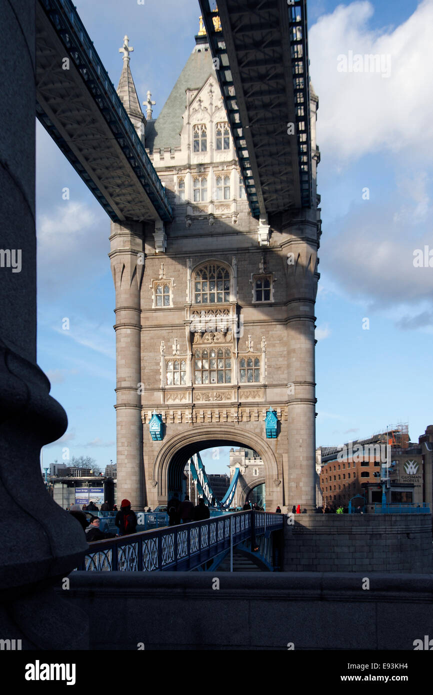 Tower Bridge SE1, Tower Bridge (built 1886–1894) is a combined bascule ...