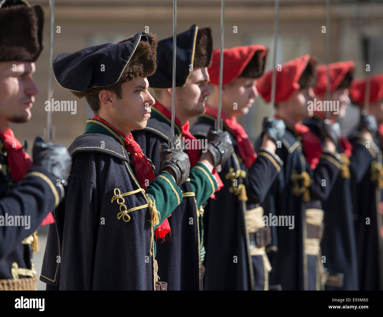 Cravat regiment guard hi-res stock photography and images - Alamy