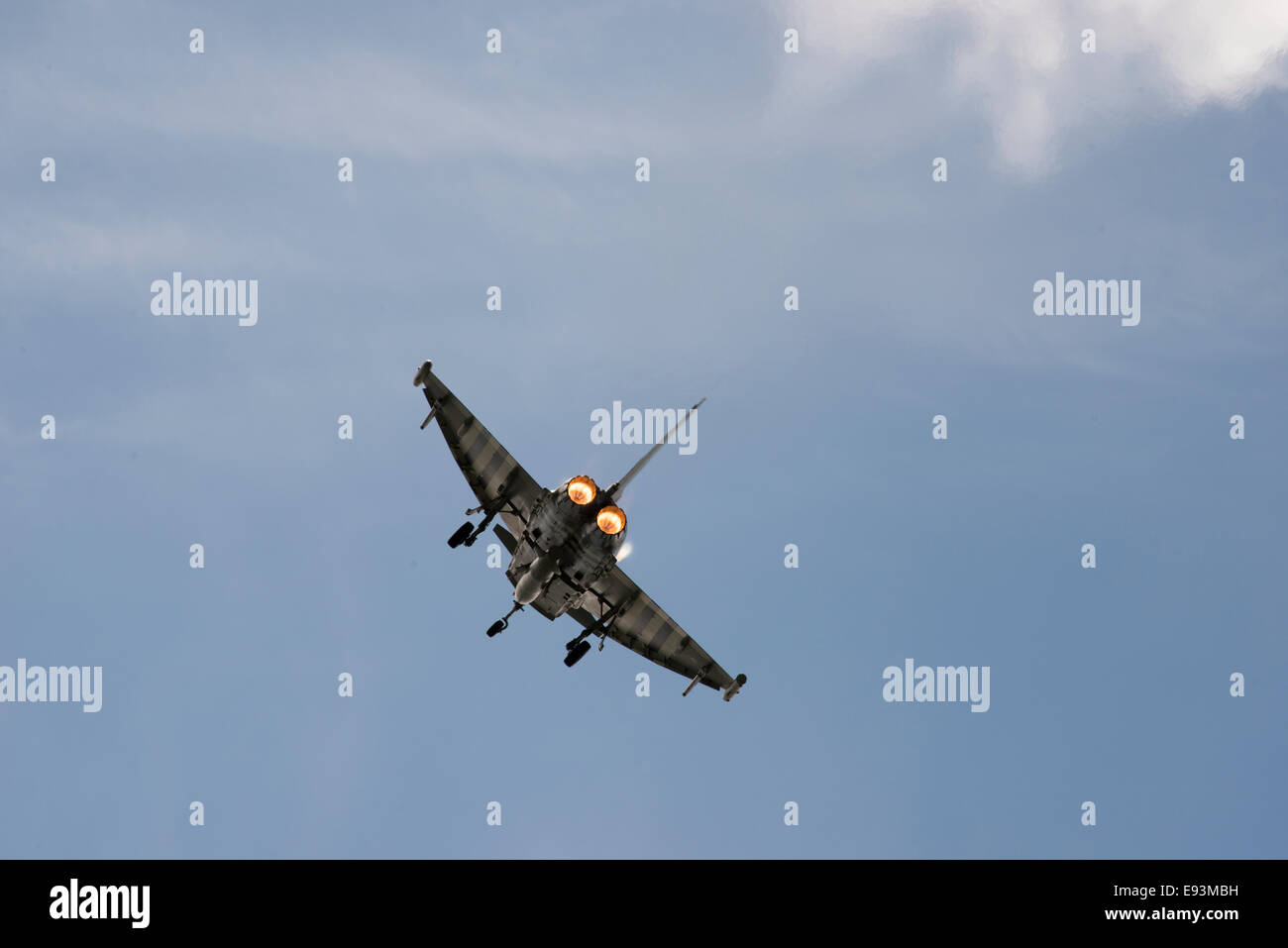 Eurofighter typhoon twin engine canard delta wing hi-res stock ...