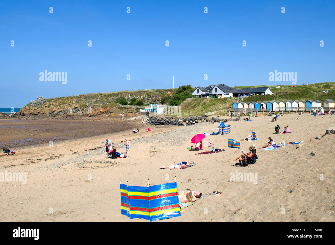 Late summer at Summerleaze beach in Bude, Cornwall, UK Stock Photo - Alamy