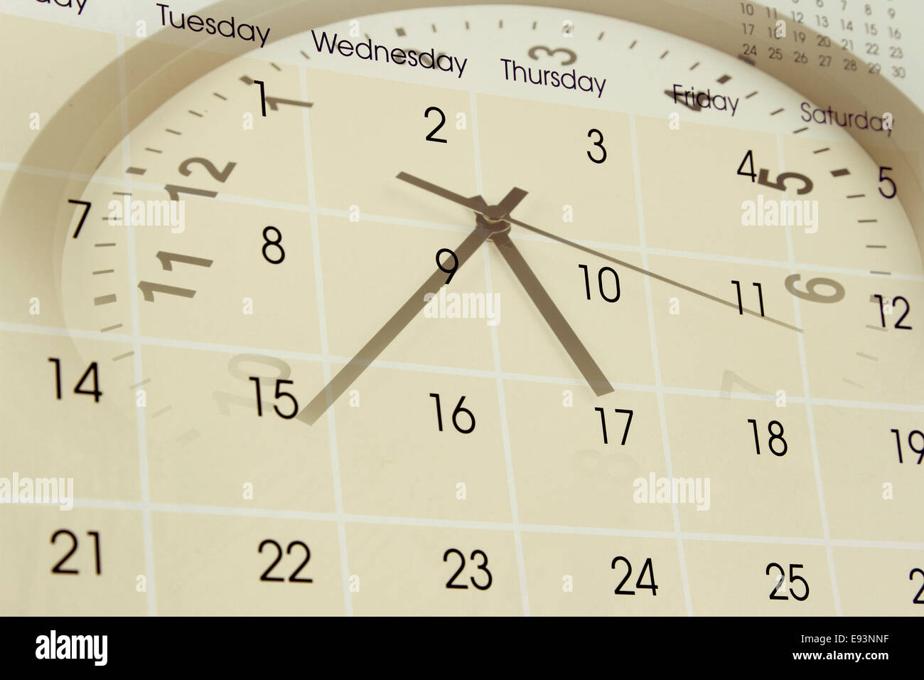 Yearly calendar hi-res stock photography and images - Alamy
